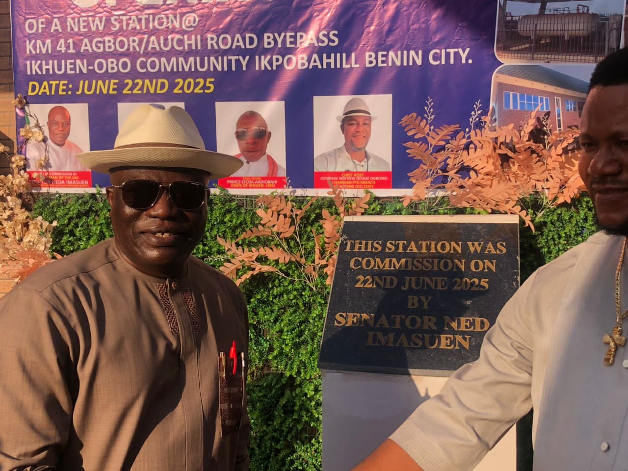 Senator Imasuen Commissions New MGS Oil and Gas Station in Benin City ...